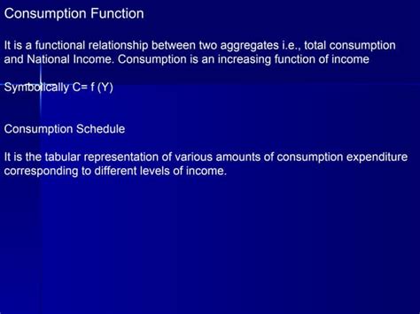Theories Of The Consumption Function 1 Ppsx