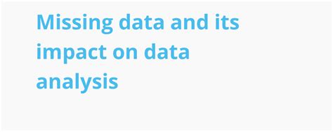 Can Imputation Techniques Help To Fill In Gaps In Data Analysis Caused By Missing Values By