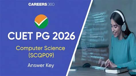 Cuet Pg Computer Science Answer Key 2026 Downlod Pdf With Solution