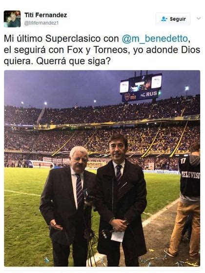El Fin De Una Dupla Histórica Tití Fernández Se Despidió De Marcelo