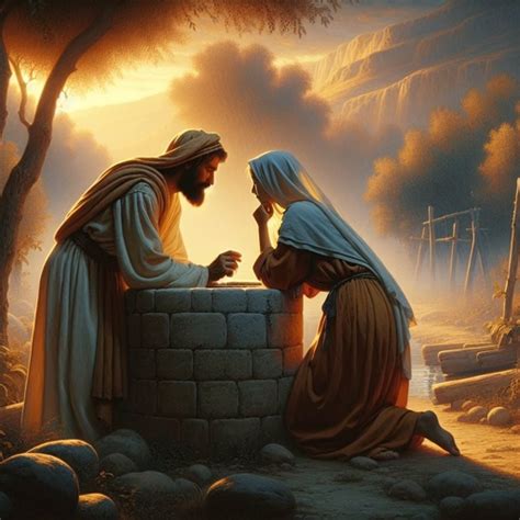 The Woman At The Well Artwork Bible Art