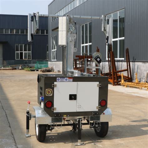 7 M 텔레스코픽 마스트 모바일 라이트 타워 의 고품질 7 M 텔레스코픽 마스트 모바일 라이트 타워