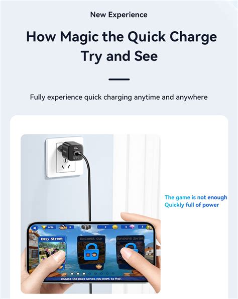 Essager W Usb A Type C Gan Charger White Eu Plug