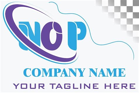 Premium Vector Nop Letter Logo Design
