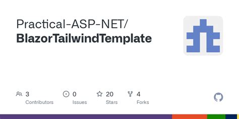 Github Practical Asp Netblazortailwindtemplate