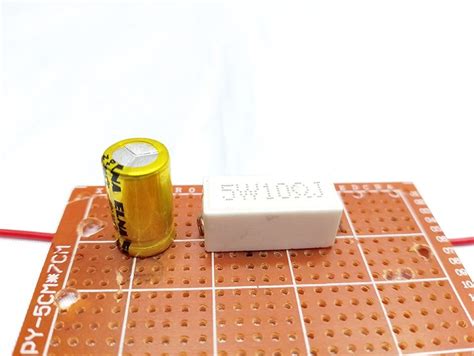 Tweeter Protection Wiring Setup Series Parallel Connection 2 2uf Capacitor And 5w10Ω Resistor