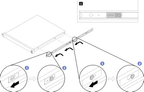 Installing The Rail Kit Mdc Rackcabinet Lenovo Docs
