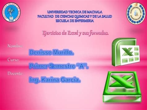 Ejercicios De Excel Ppt