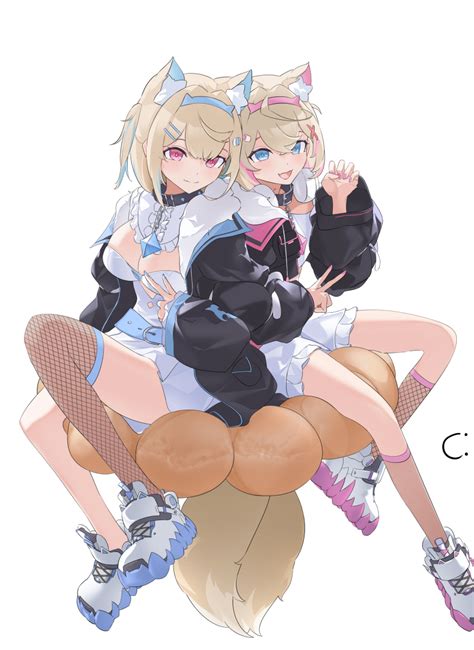 Notced Fuwawa Abyssgard Fuwawa Abyssgard 1st Costume Mococo Abyssgard Mococo Abyssgard