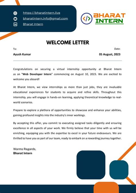 ayush kumar on linkedin webdevelopment internship bharatintern