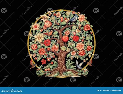 The Tree Of Life Traditional Symbol Stock Image Image Of Ornament Life