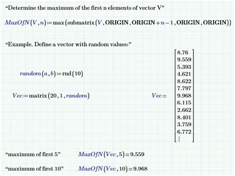 solved finding the max value from part of a matrix ptc community