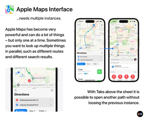 Concept Apple Maps Interface Needs Multiple Instances Rios