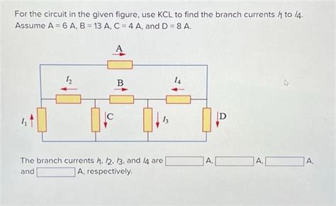Solved For The Circuit In The Given Figure Use KCL To Find Chegg Com