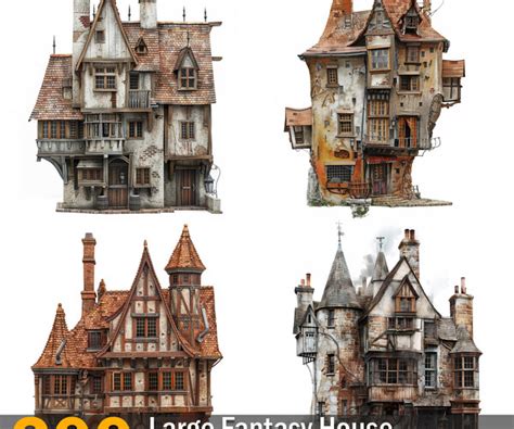 Artstation Large Fantasy House Reference Images 4k Artworks