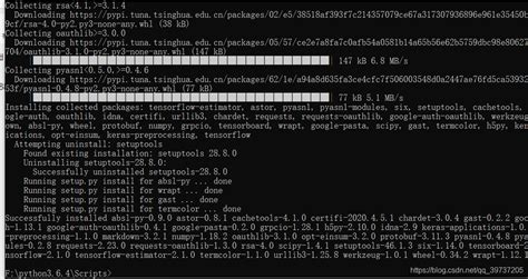 解决python364安装tensorflow报error No Matching Distribution Found For