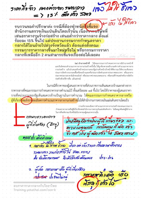 การแจ้ง สตง กรณีราคาผู้เสนอราคาแตกต่างจากราคากลาง 15 Yotathai