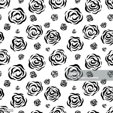 매끄러운 추상 패턴 배경 장식 디자인 프리 핸드 크리에이티브 페인트 텍스처 혼돈 요소 검은색에 대한 스톡 벡터 아트 및 기타 이미지 검은색 그래픽 프린트 그리기