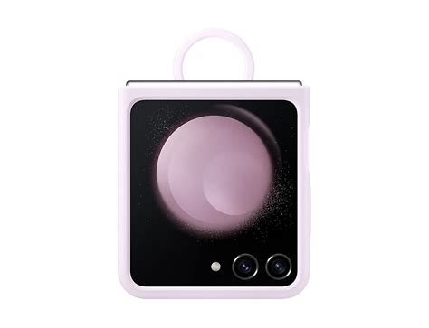 갤럭시 Z 플립5 실리콘 케이스 With 링 라벤더 Ef Pf731tvegkr Samsung 대한민국