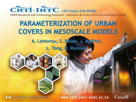 Ppt Parameterization Of Urban Covers In Mesoscale Models Powerpoint