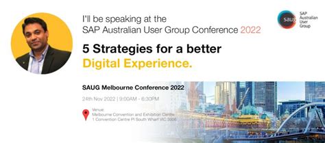 Sujit Ramesh On Linkedin Sap Saug Digitaltransformation Event Melbourne