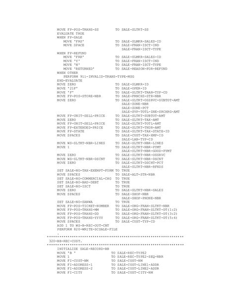 Cobol Batch Example Rpr6621f Docx