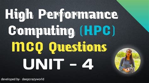 high performance computing mcq unit 4 hpc mcq