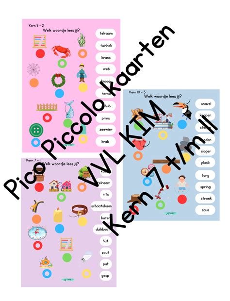 Pico Piccolo Veilig Leren Lezen Kim Kern 7 T M 11 Voor De Leerkracht