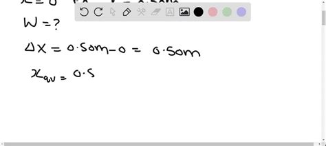 solved a particle moves parallel to the x axis the net force on the