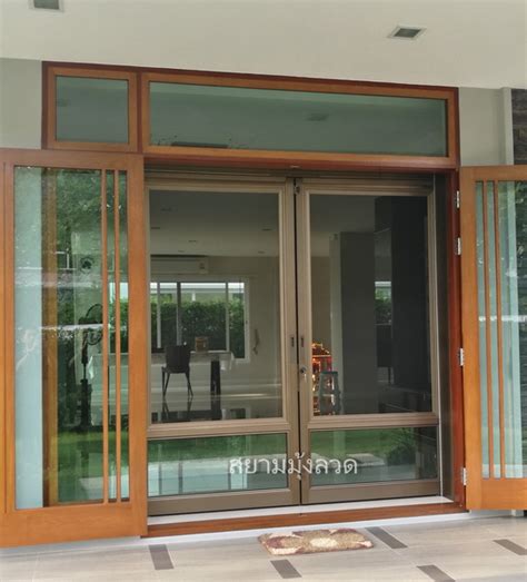 ประตู มุ้งลวด บานสไลด์ รางแขวน