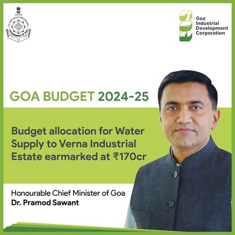 Goa Industrial Development Corporation Gidc On Linkedin Budget