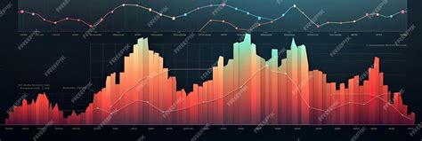 Premium Photo Visual Data Display Interactive Data Visualization Chart And Graph Generation