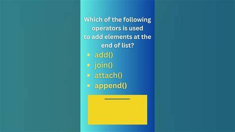 Comment Down Your Answer 🤔🤔 Quiz 3 Listsinpython Python Techcodio Youtube