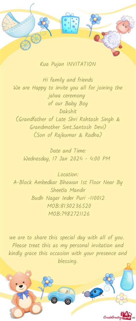 grandfather of late shri rohtash singh and grandmother smt santosh devi free cards