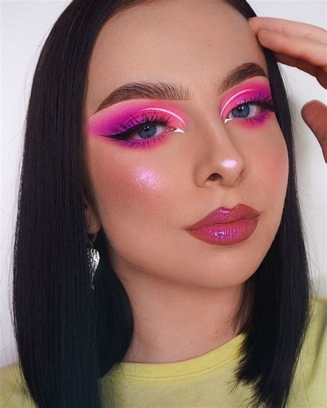 Pink Rave Makeup