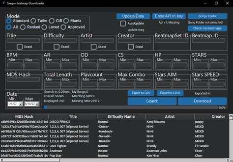 GitHub Raregendary Simple Beatmap Downloader SBD Allows For Fast Filtering And Download Of