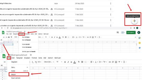 Cara Membuat Google Sheet Baru Di Google Drive Riset