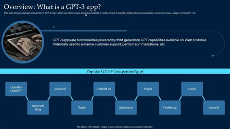 Overview What Is A GPT 3 App What Is GPT 3 Everything You Need ChatGPT SS PPT Example