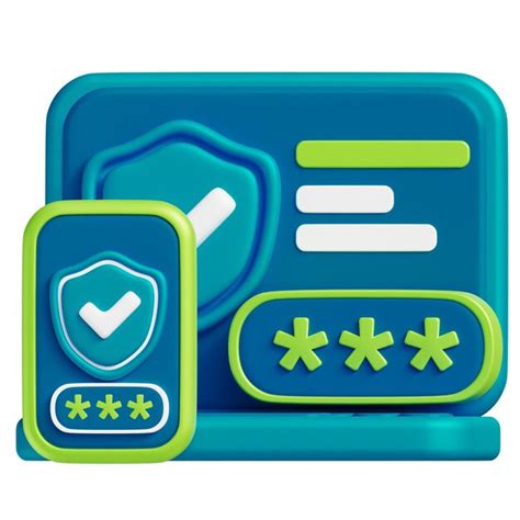 Premium Psd 3d Cybersecurity Two Factor Authentication Premium Psd 3d Cybersecurity Two Factor Authentication