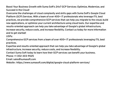 Ppt Suma Soft Services Powerpoint Presentation Free Download Id