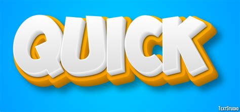 Quick Text Effect And Logo Design Word