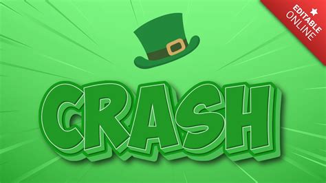 Crash Irish Text Effect Generator