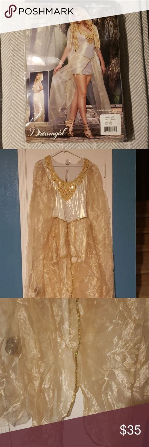 🧝‍♀️elf Princess🧝‍♀️ 3 Piece Costume Clothes Design Princess Costume