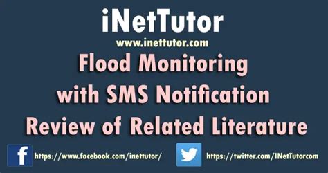 Flood Monitoring With SMS Notification Review Of Related Literature