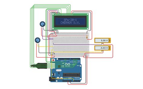 Circuit Design Temperature Sensor Control Tinkercad