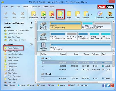 How To Format Partition Minitool Partition Wizard Tutorial