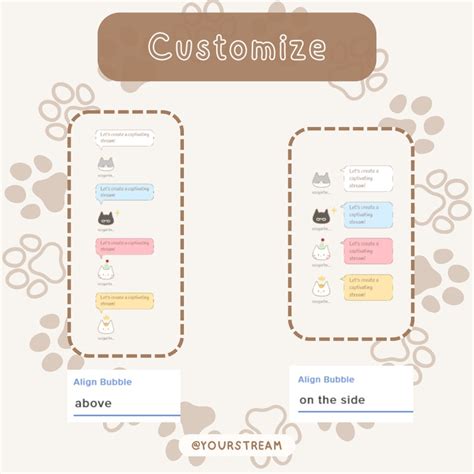cute cat stream chat widget l twitch chat widget l chatbox for streamer