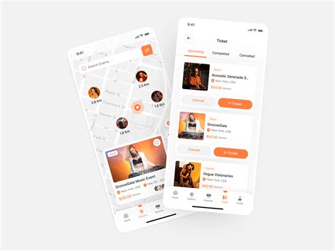 Event Booking Mobile App Uiux Design Figma App Uiux Behance