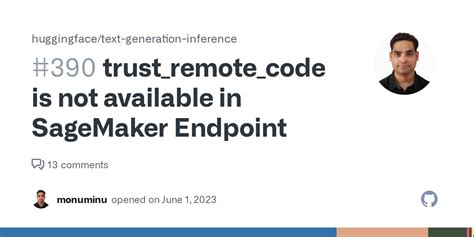 Trustremotecode Is Not Available In Sagemaker Endpoint · Issue 390