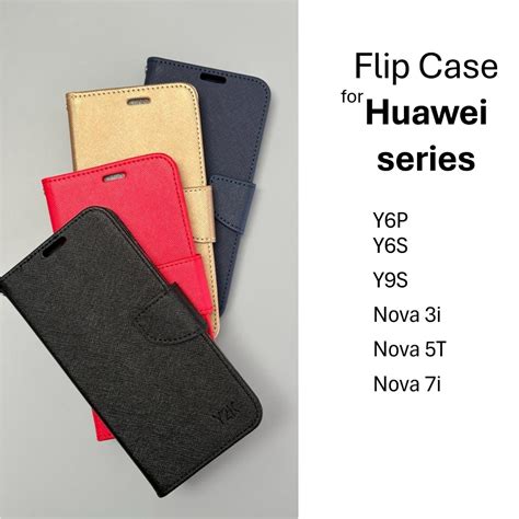 Flip Case For Huawei Phones Pouch For Y P Y S Y S Nova I Nova T Nova I Shopee Singapore